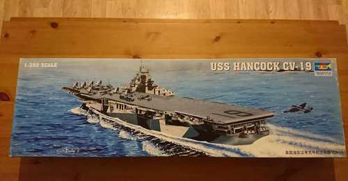 Модель корабля авианосец USS CV-19 Hancock М1:350