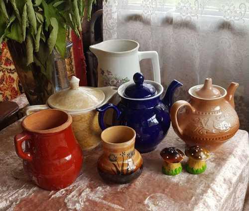 Чайник заварочный горшочки кувшин посуда СССР