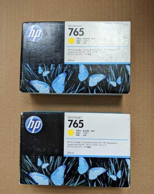 2 картриджа HP 765 F9J50A