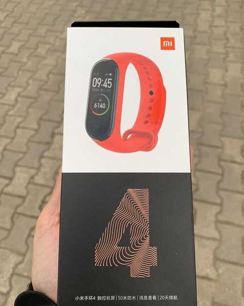 Mi Band 4 Xiaomi Orange на русском Новые