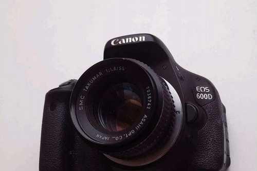 Canon 600d + Asahi 50mm 1.7