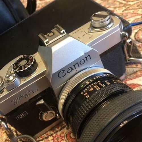 Плёночный фотоаппарат canon FTb