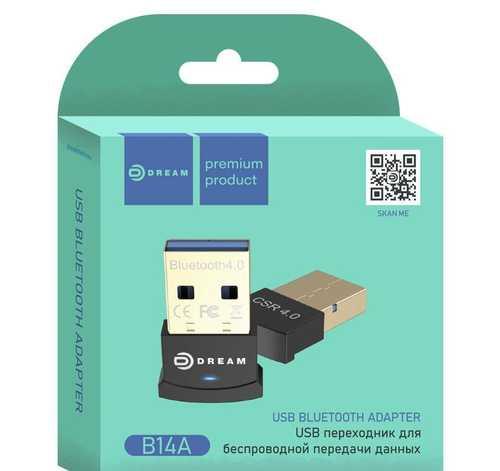 Bluetooth адаптер 4.0 USB Dream B14A