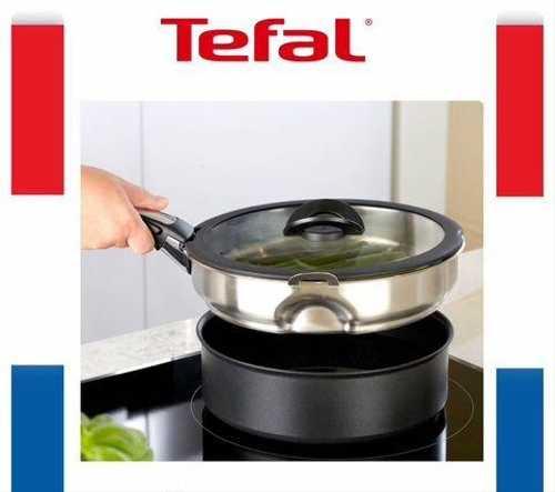 Паровая корзина Tefal Ingenio 24 см, крышка 26 см