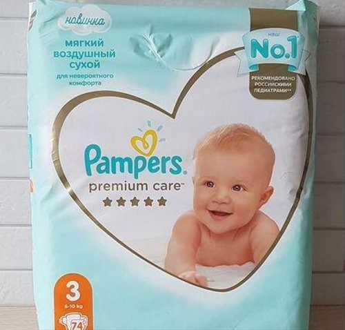 Подгузники Pampers Premium care