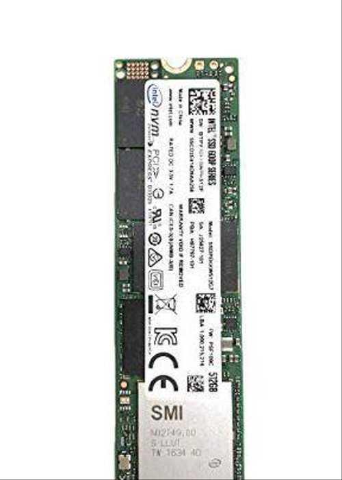 SSD NVMe Intel 512Гб