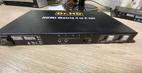 Матричный переключатель hdmi-сигнала Dr.HD MX 4x2R