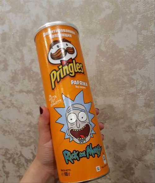 Банка чипсов Pringles лимитированная коллекция " R