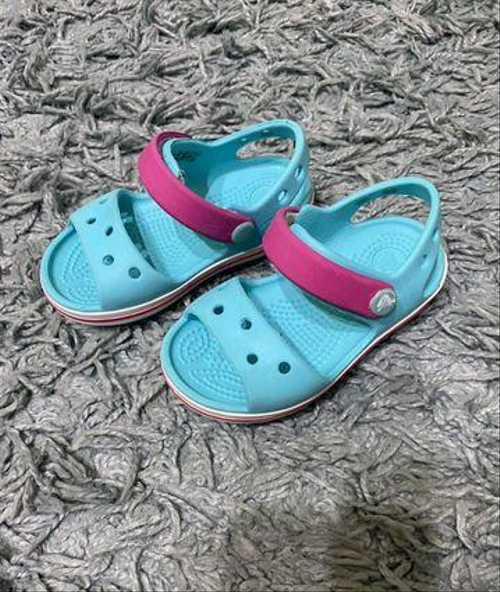 Босоножки crocs c6 для девочки