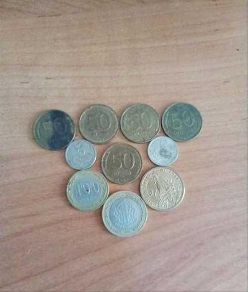 Набор старых монет