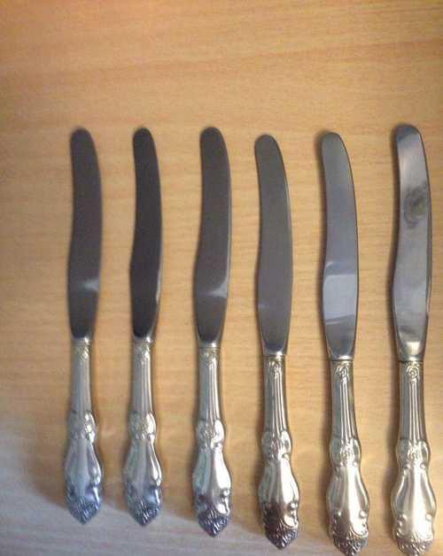 Десертные мельхиоровые ножи