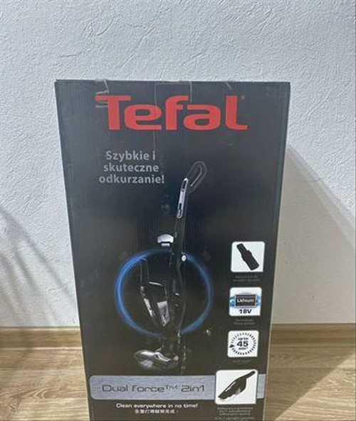 Вертикальный пылесос новый Tefal TY6735WH
