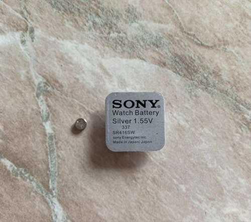 Батарейки sony 337