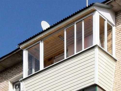 Балкон остекленный 1740*2720