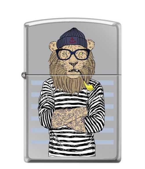Зажигалка Zippo - Лев-моряк