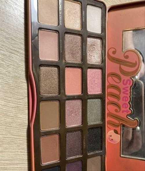 Палитра теней too faced peach