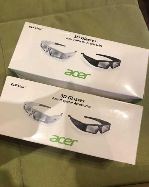 3D очки Acer E2B чёрные 2 шт