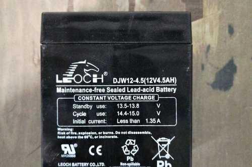Аккумулятор Leoch DJW 12V 4.5AH