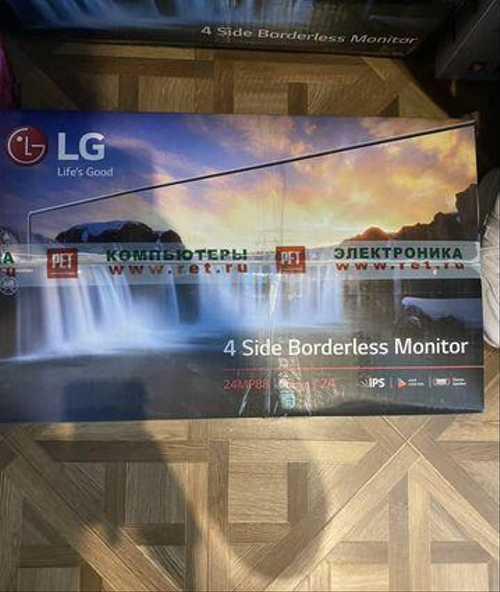 Монитор для компьютера LG 24MP88 60 cm 24