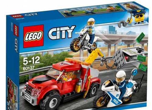 Lego City 60137 Побег на буксировщике запечатан
