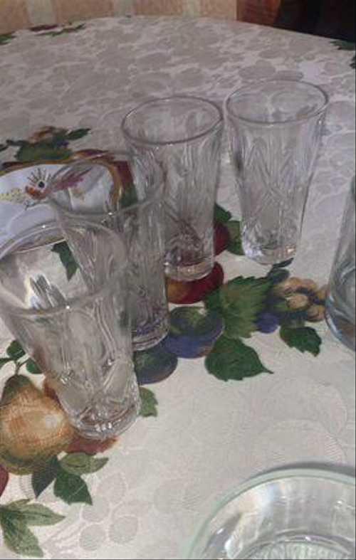 Стаканы(стекло, хрусталь)