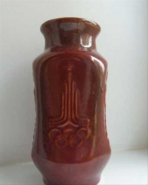 Керамическая ваза Олимпиада-80(СССР)