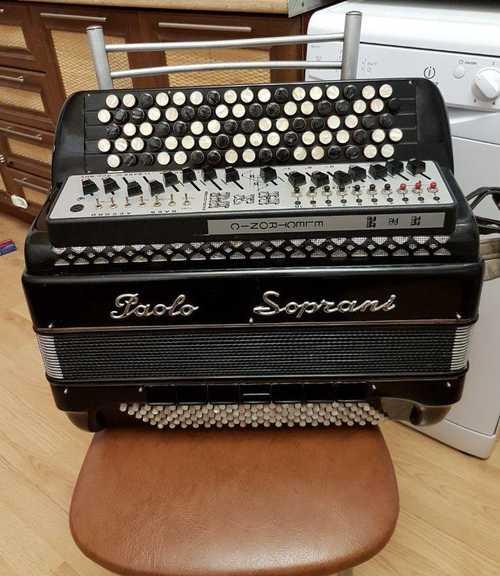 Италия Аккордеон Paolo Soprani + Midi