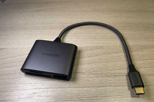 Картридер USB C ugreen