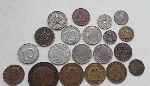 Монеты Британии, Италии, Франции, Кубы