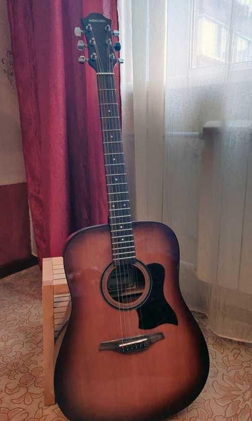 Гитара Hohner HW300G + чехол, как новая