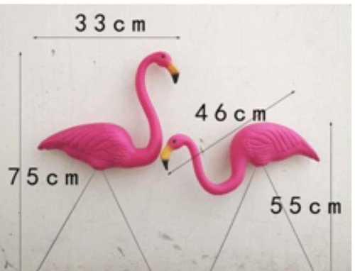 Фигура садовая "Фламинго пара"
