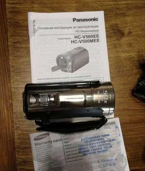 Видеокамера panasonic hc-v500