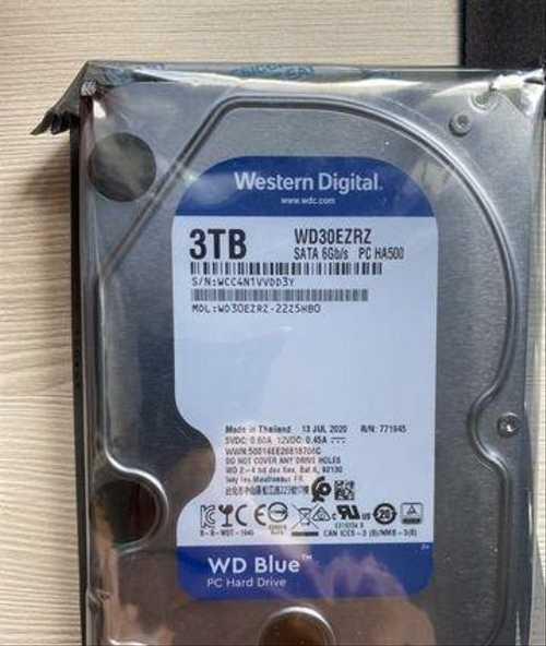 Жесткий диск Hdd WD blue 3тб western digital wd30e
