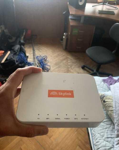 Роутер 4G WiFi Skylink V FL500 и антенны