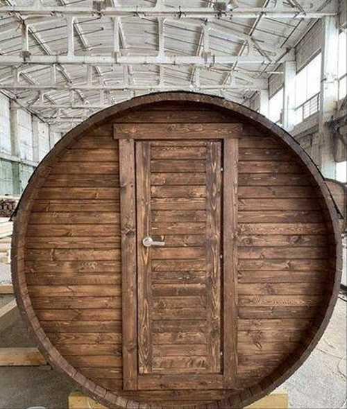Баня бочка готовая баня