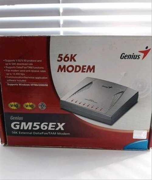 Ex 56. Genius gm56ex. Модем Genius ext. GM-03009u. Genius 56k Modem.