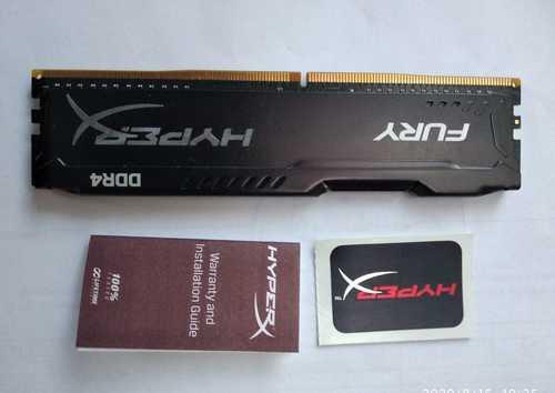 DDR4 8Gb 2133MHz Kingston HyperX Fury