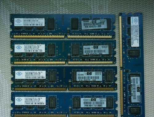 DDR2 2gb для пк, Nanya, оперативная память
