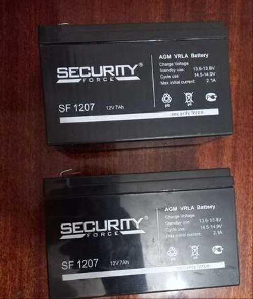 Аккумуляторные батарейки security force