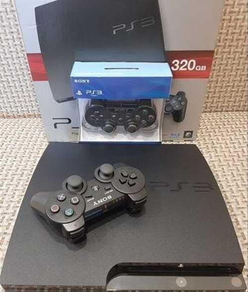 Sony playstation 3 + 50 игр и 2 джойстика