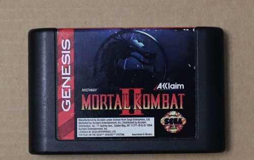 Картридж Mortal Kombat II Sega Genesis Оригинал