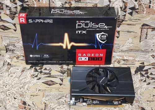 Sapphire Pulse ITX RX 570 4 Gb на гарантии