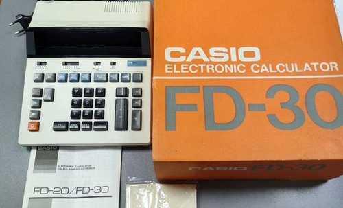 Ретро калькулятор Casio FD-30