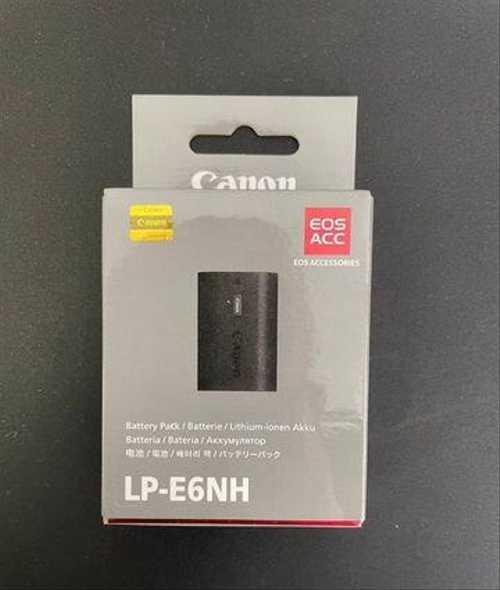 Аккумулятор canon lp e6nh