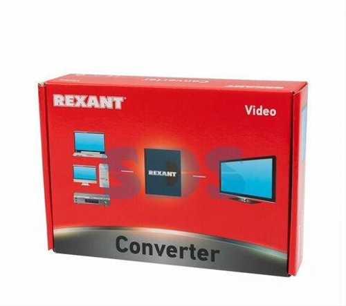 Новый Конвертер BNC + S-video на VGA rexant