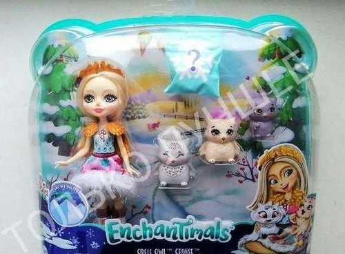 Кукла Enchantimals Одель Совуни с семьей