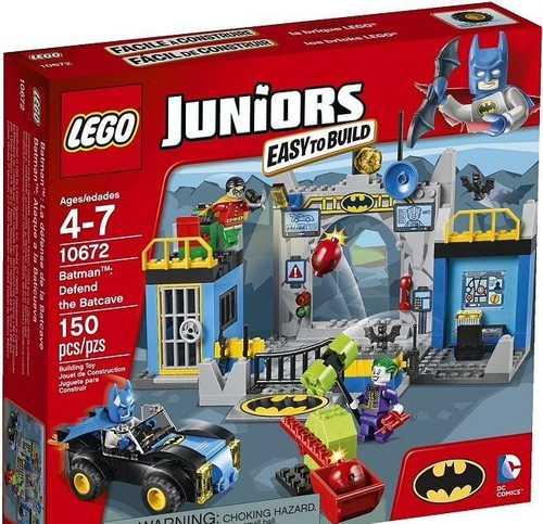 Lego 10672 Juniors Атака на Логово Бэтмена