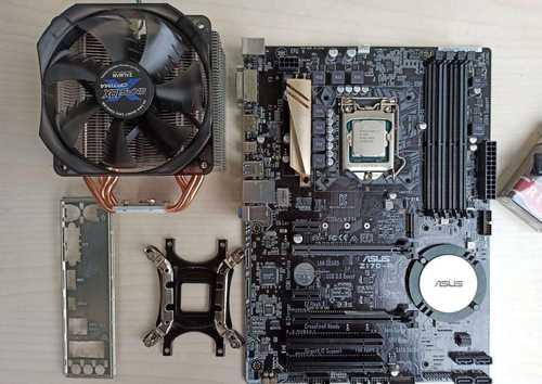 Intel I5 7500, asus z170 P, башня zalman