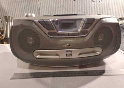 Магнитола Philips AZ1830. USB считывает 400 треков