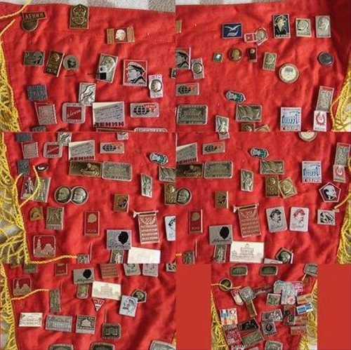 Громадная коллекция советских значков